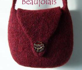 Felted Bag Pattern, Felted Purse Pattern - Pleat on Luulla
