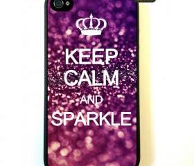 Iphone 4 Case - Keep Calm And Sparkle Iphone 4 Case on Luulla