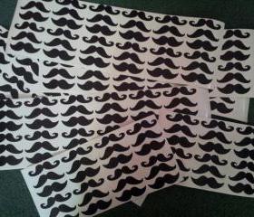 Mustache Vinyl Decals on Luulla