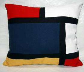 Color Block Pillow Mod Retro Decor on Luulla