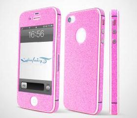 Cool Shiny Rhinestone Full Body Cover Skin Sticker Shield For Iphone 4s ...