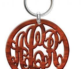 Monogram Acrylic Keychain Tortoise Shell on Luulla