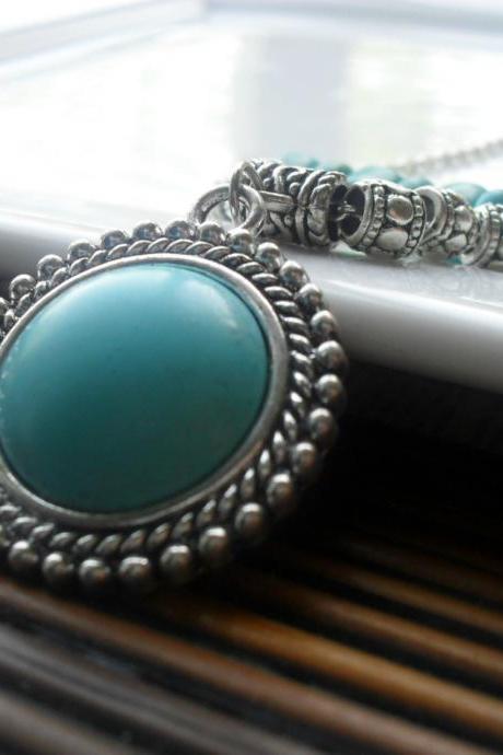 Personalized Name Necklace - Silver Link Chain With Charms - Name ...