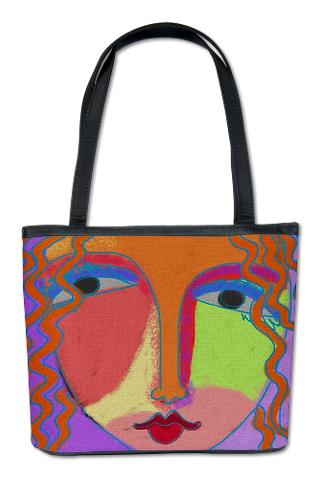 My funky abstract paintings printed on gorgeous handbags | Luulla