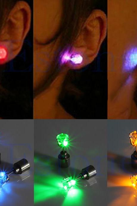 Small Fish Bone Fishbone Animal Stud Earrings In Rose Gold on Luulla