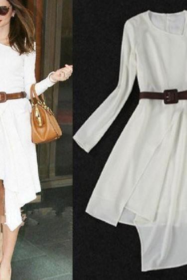 V Neck Off Shoulder Sexy Dress on Luulla